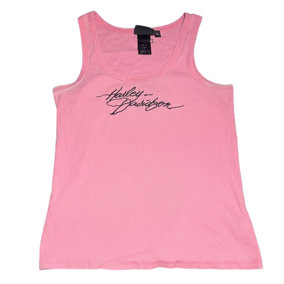 Harley-Davidson | Tops | Harley Davidson Pink Tank Top | Poshmark